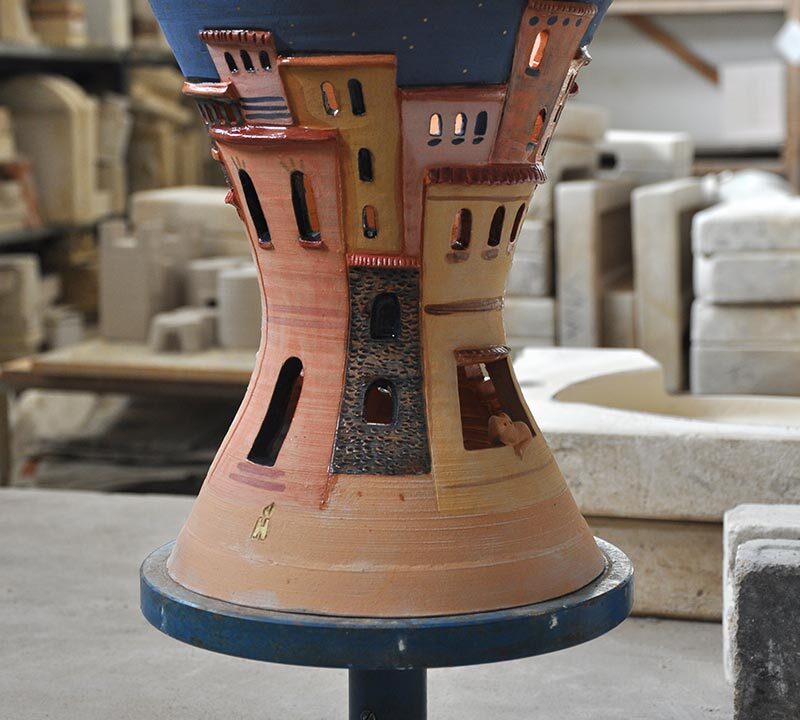 Vertical Village: a unique piece for your home · La Castellamonte Stufe