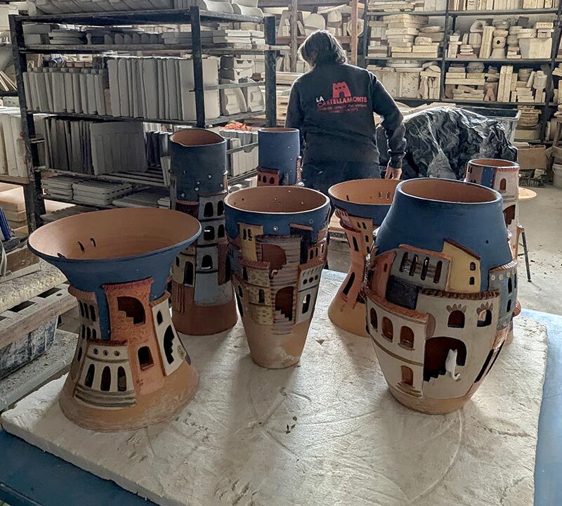 Vertical Village: a unique piece for your home · La Castellamonte Stufe