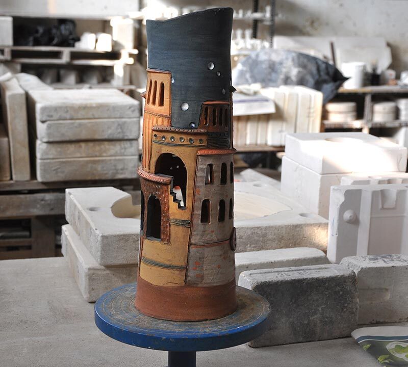 Vertical Village: a unique piece for your home · La Castellamonte Stufe